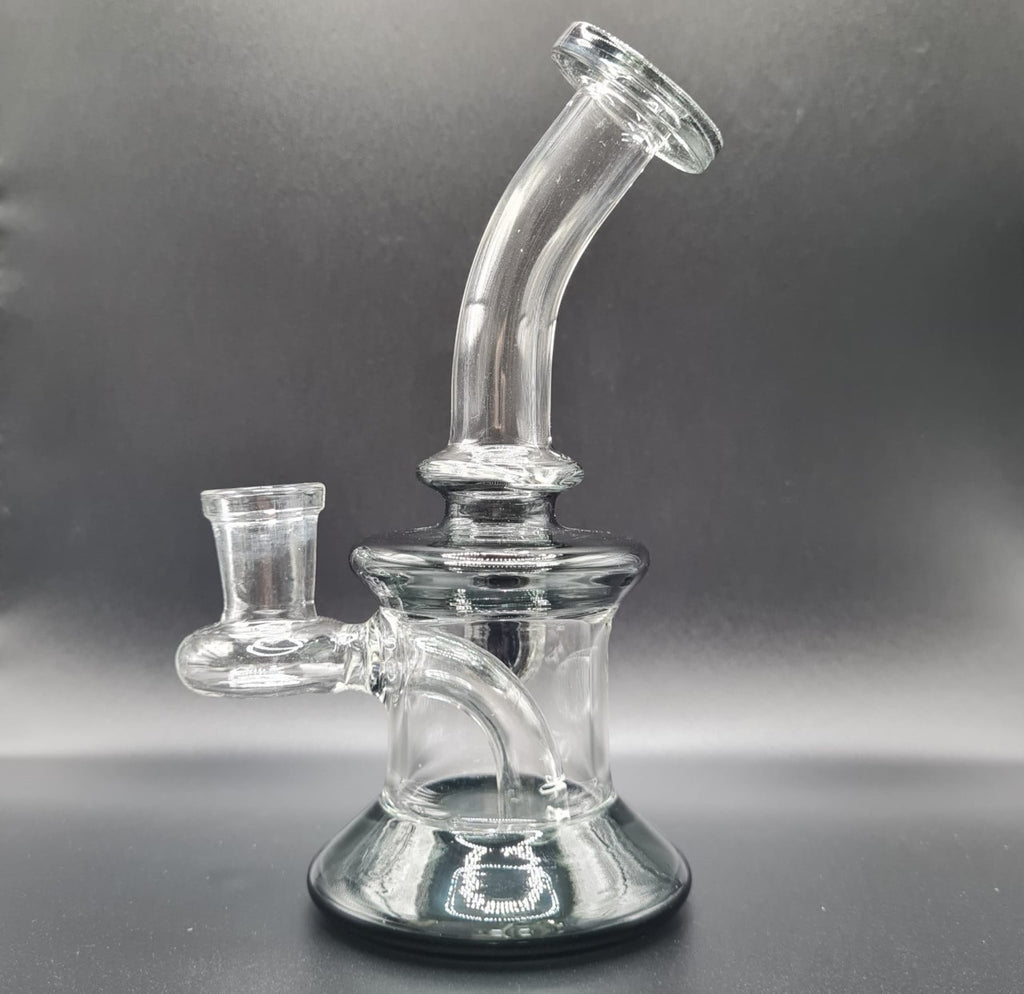 6" Glass Dichroic Marble - Grey Concentrate Dab Rig - Borosilicate ...