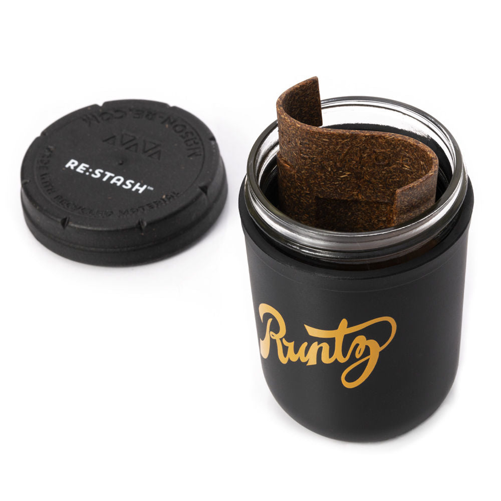 Black & Gold Runtz Mason Re:Stash Jar 4 Oz / 8 Oz - Simply Souvenirs ...