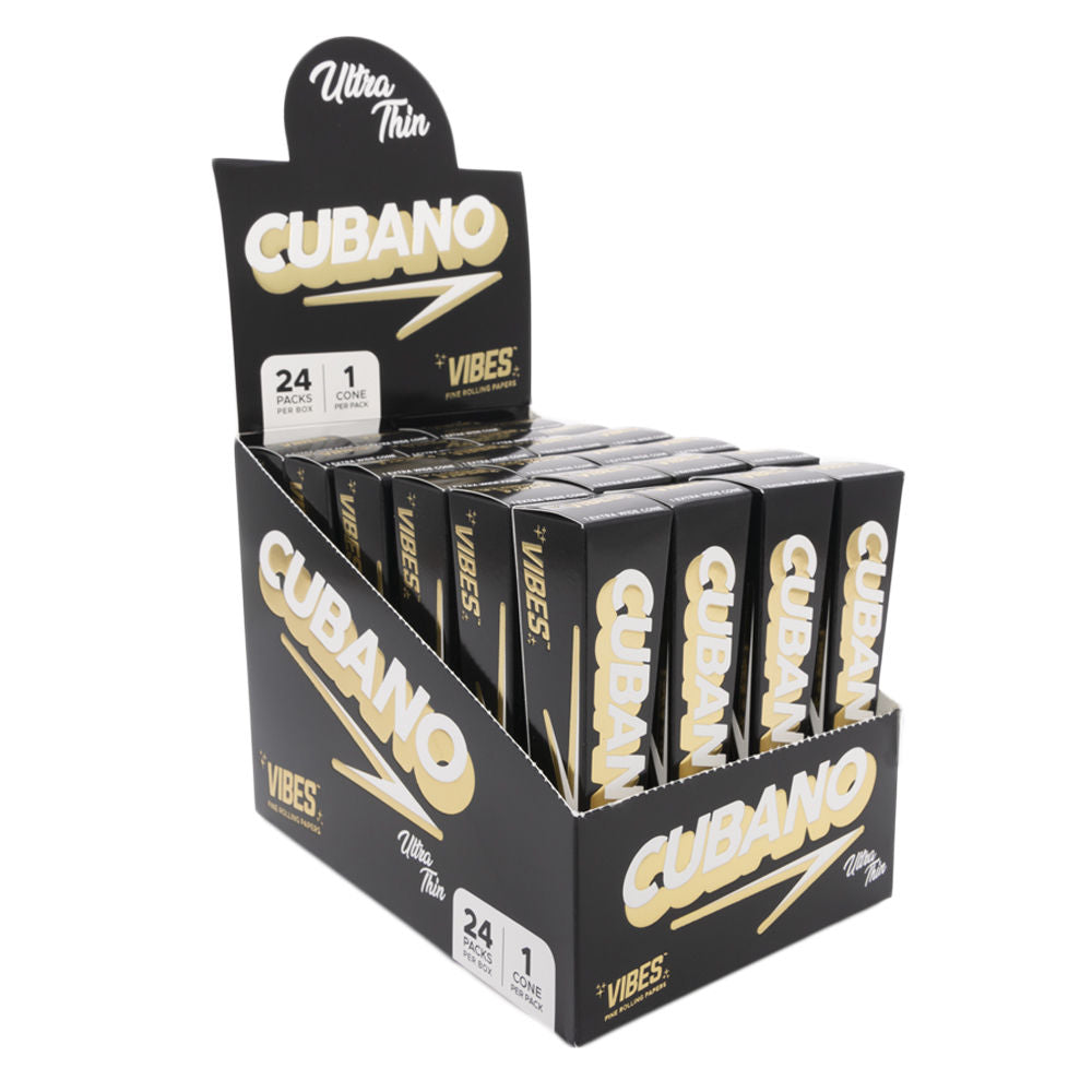 Cubano Cones - Ultra Thin (Black) - Vibes Rolling Papers - Simply ...