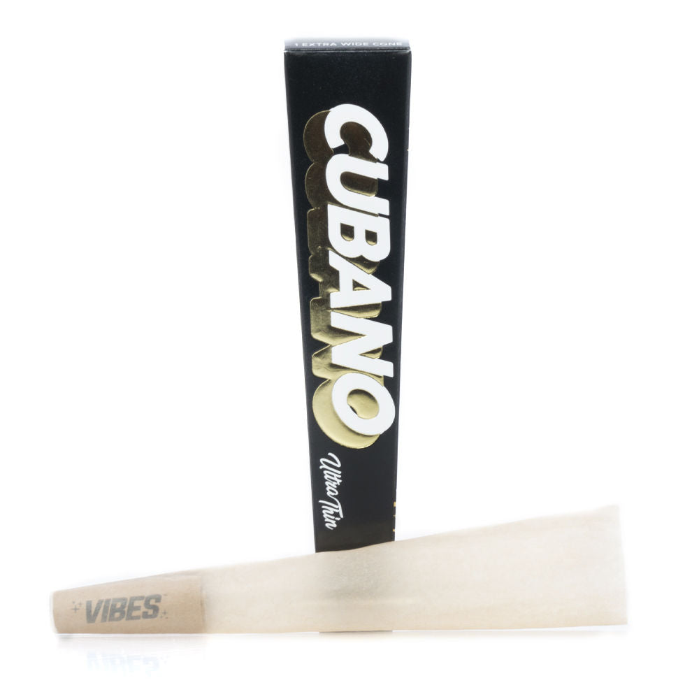 Cubano Cones - Ultra Thin (Black) - Vibes Rolling Papers - Simply ...