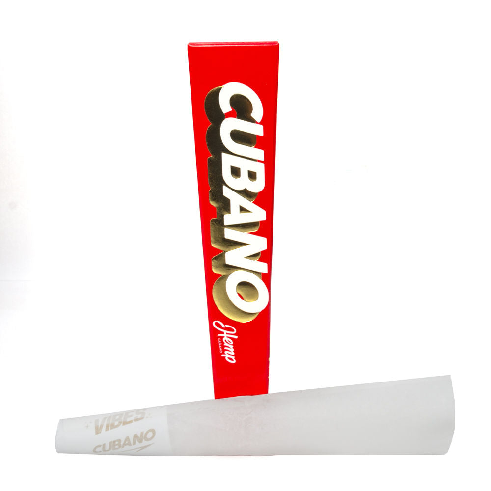 Cubano Cones - Hemp (Red) - Vibes Rolling Papers - Simply Souvenirs ...