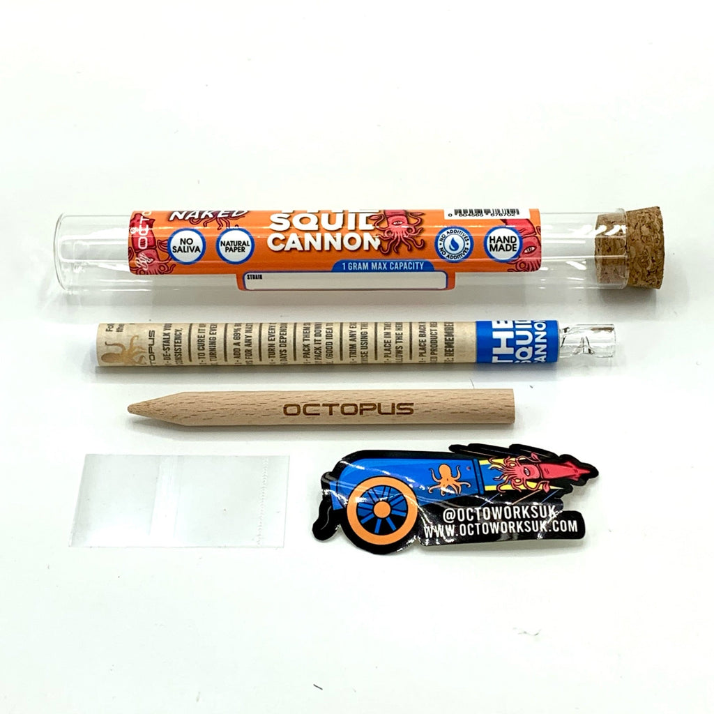 The Squid - Naked Pre-Roll Cannon - Octopus Octoworks - Simply ...